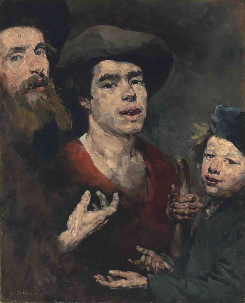 Théodule Augustin Ribot | Street singers: The three stages of life ...