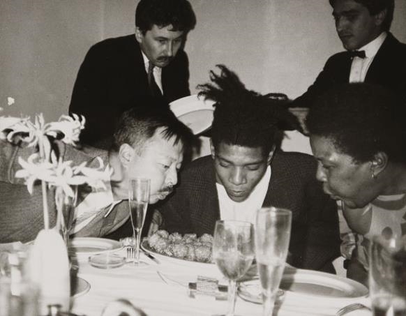 Andy Warhol | Jean-Michel Basquiat, Basquiat's Mother and friends (1984 ...