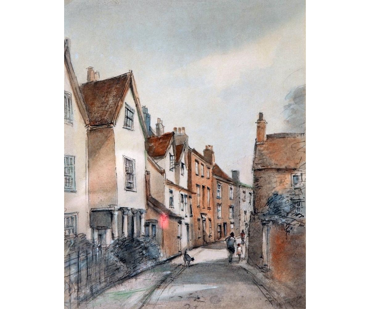 Arthur Edward Davies | View of Lower Cathedral Close | MutualArt