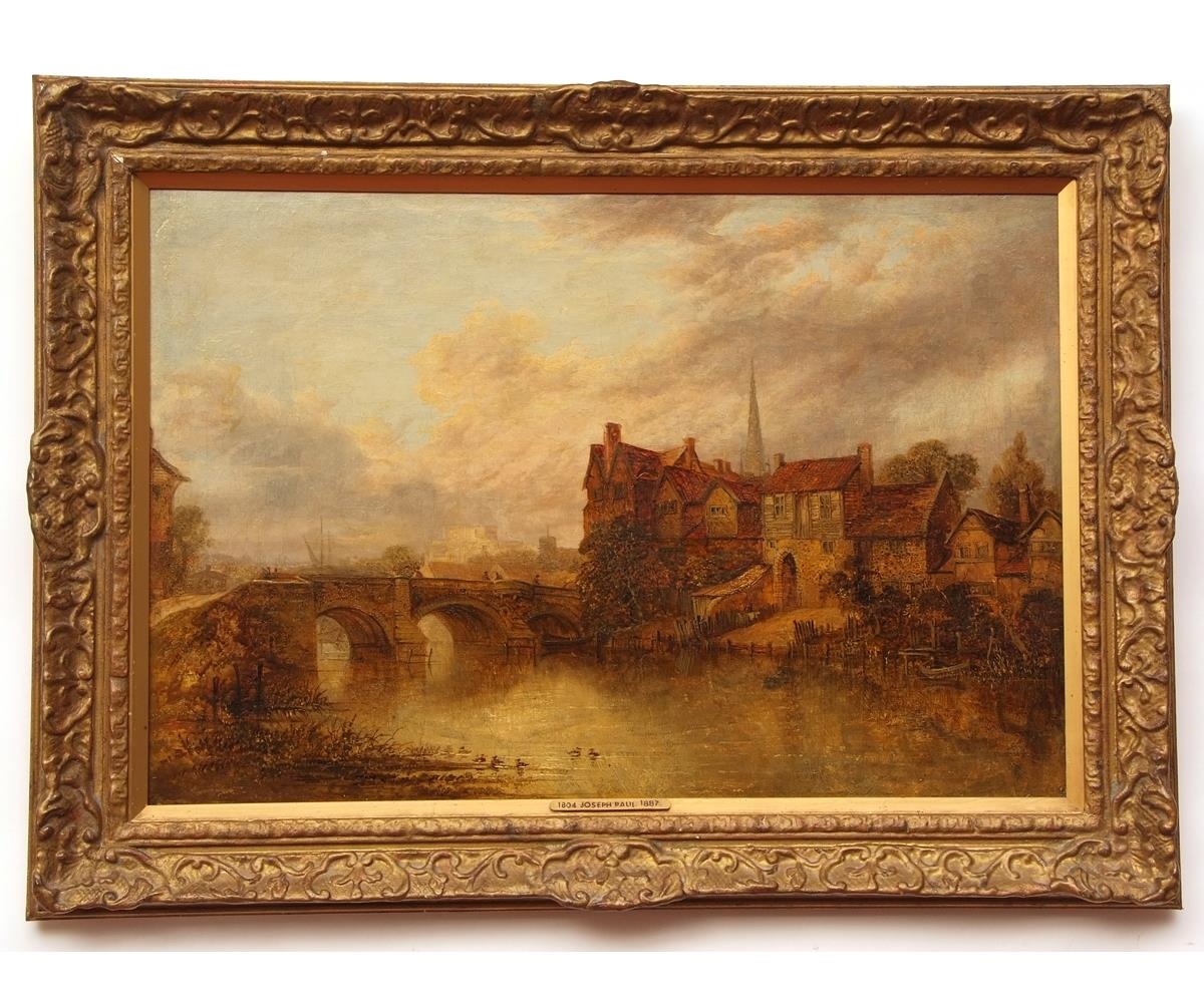 Paul Joseph Constantin Gabriel | snow covered windmills near overschie ...