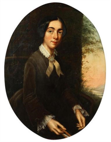 William Roos | Portrait of a lady in riding dress and hat; portrait of ...