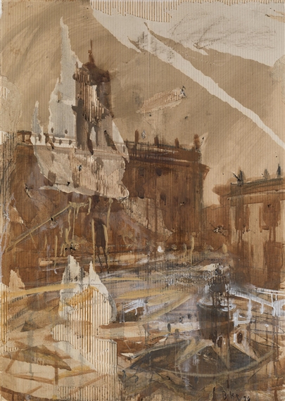 Valery Koshlyakov | City Scene (1994) | MutualArt