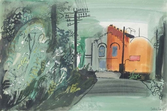 John Piper | Thornton Abbey Gateway | MutualArt