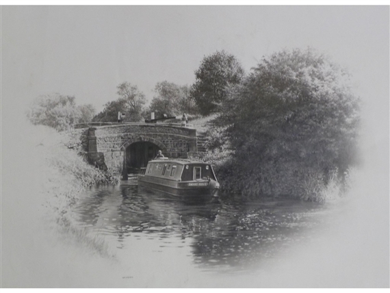 Marc Grimshaw | Marple Canal | MutualArt