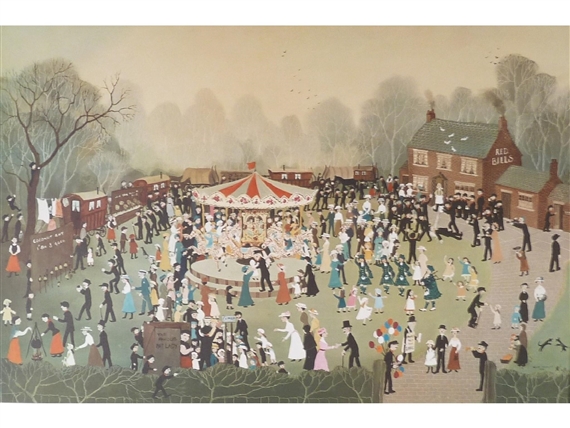 Helen Layfield Bradley | The Fair at Daisy Nook | MutualArt