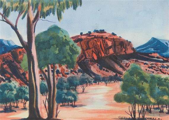 Gerhard Inkamala | Central Australian Landscape | MutualArt