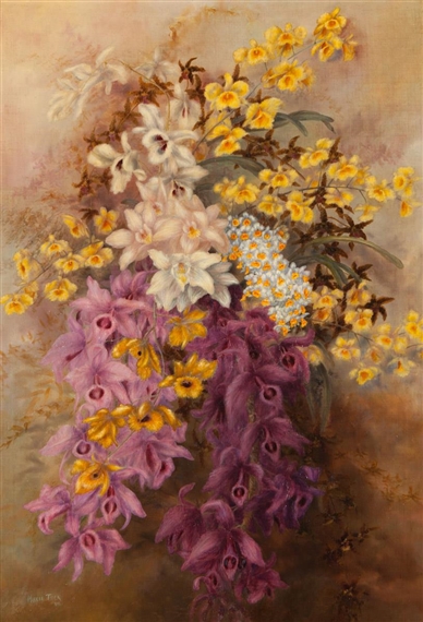 Marie Anne Tuck | Orchids (1897) | MutualArt