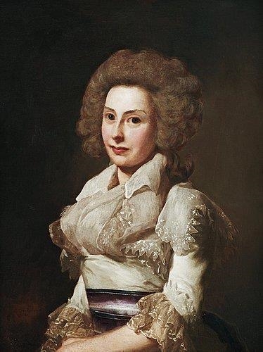 Alexander Roslin | Portrait d'Anne Marie Renée Leroux (1787) | MutualArt