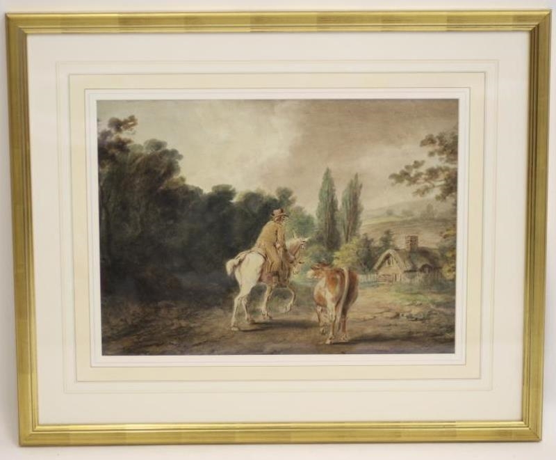 William Sawrey Gilpin | The Newborn Calf | MutualArt