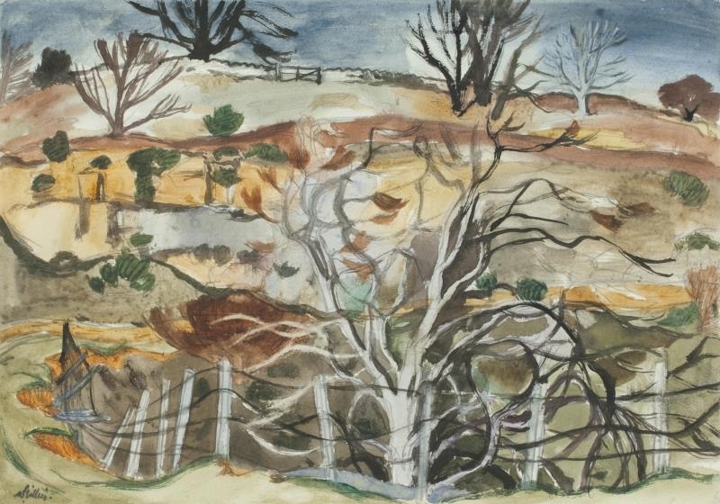 William George Gillies | Trees and Quarry, Middleton | MutualArt