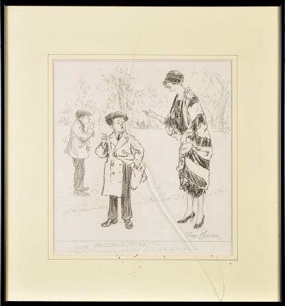 George Belcher | A HUMOROUS CARTOON FOR PUNCH MAGAZINE - FIGURES IN A ...