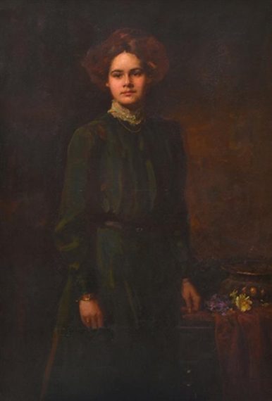 John Longstaff | Portrait of Alice McDonald | MutualArt