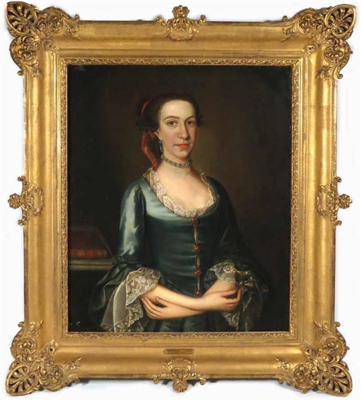 Jeremiah Theus | Portrait of a Southern Colonial Woman | MutualArt