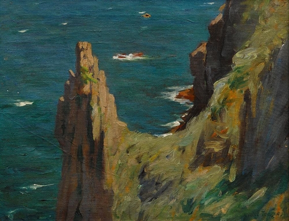 Violet Teague | A Pinnacle at Woolamai (Circa 1930) | MutualArt