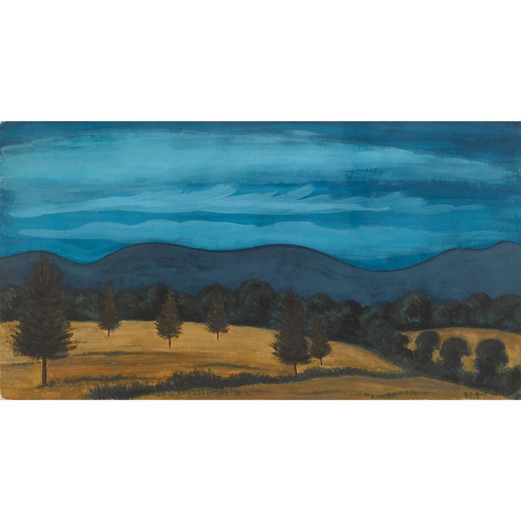 George Copeland Ault | TWILIGHT (WOODSTOCK NOCTURNE) (1940) | MutualArt