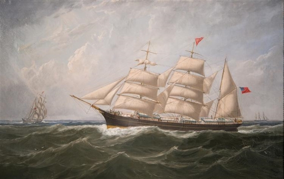 William Frederick Mitchell | BARQUE ATLAS (1879) | MutualArt