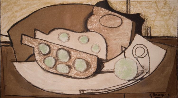 Georges Braque | Still Life With Fish | MutualArt
