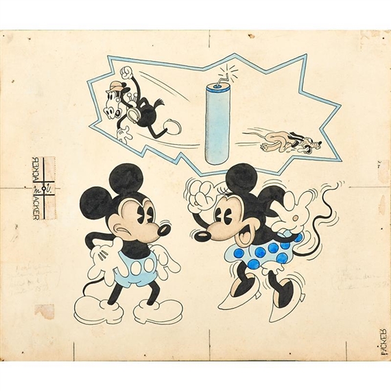 Walt Disney Studios | Mickey Mouse on Inflation (1933) | Artwork ...