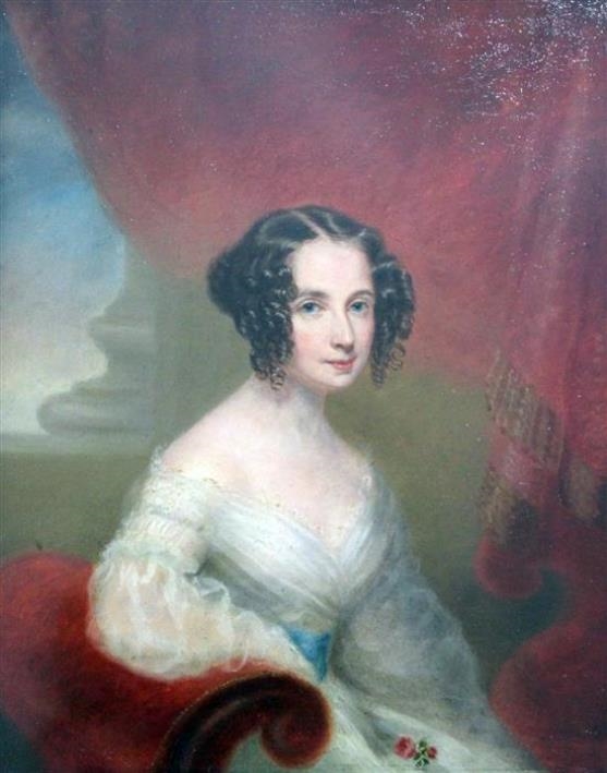 Unknown | Portrait of a seated lady (1829) | MutualArt