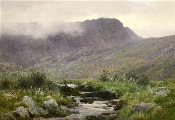 Alfred R. Mitchell | Mountain landscape | MutualArt