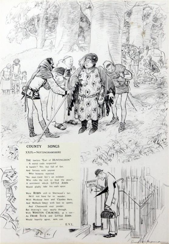 Ernest Howard Shepard | Original cartoon from the Punch Magazine ...