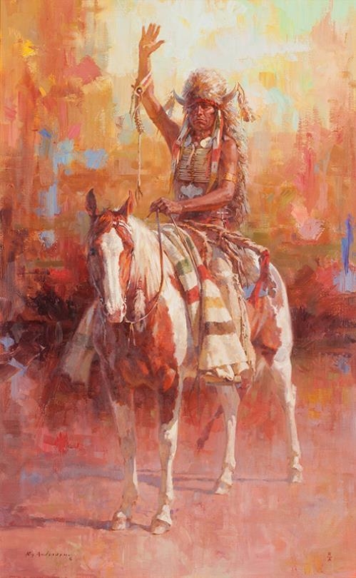 Roy Andersen | The Warrior's Greeting | MutualArt