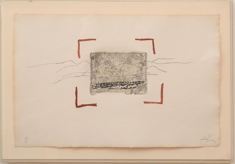 Antoni Tàpies | Flocat gris (1978) | MutualArt