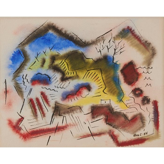 John Marin | Landscape (1946) | MutualArt