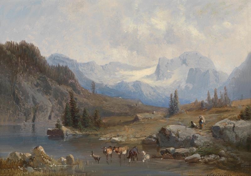 Karl Millner | View of the Dachstein | MutualArt