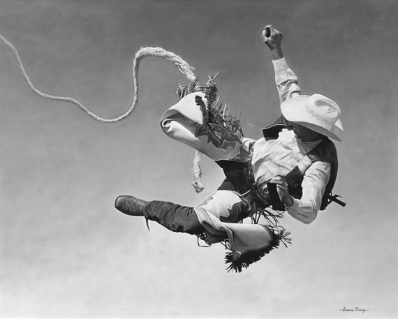 Lawrence Starkey | Falling Cowboy | MutualArt
