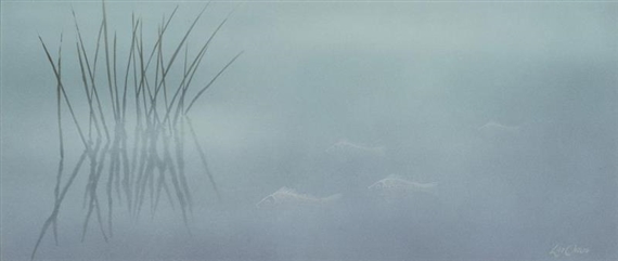 Lin Onus | Fish and Reeds | MutualArt