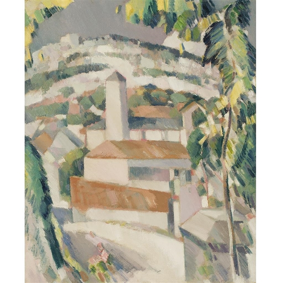 John Duncan Fergusson | Cassis from the East (1931) | MutualArt