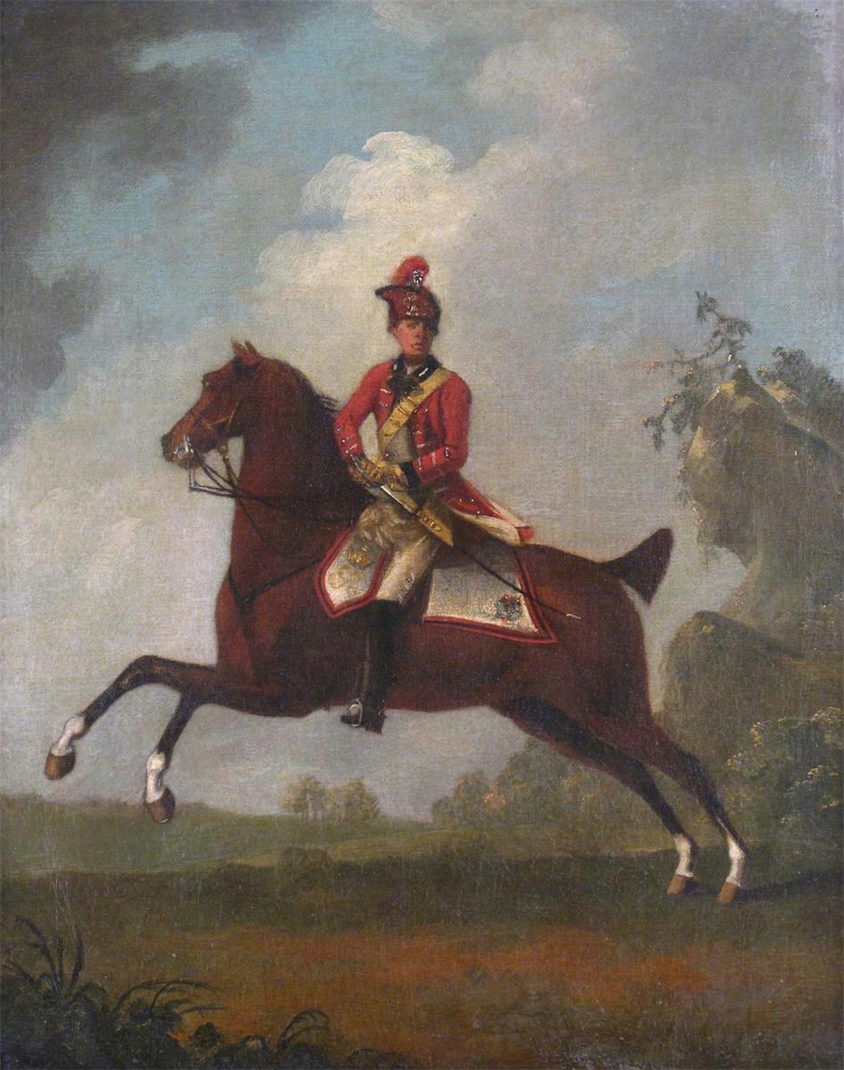 David Morier | A trooper of the Light Dragoons (Circa 1760) | MutualArt