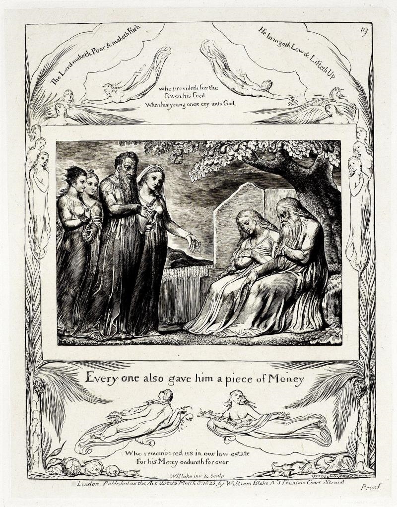 William Blake | Illustration for the Book of Job | MutualArt
