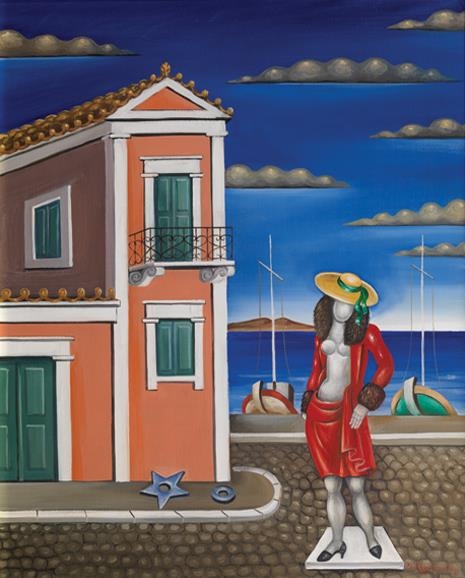 Nikos Engonopoulos | Mediterranean Muse | MutualArt