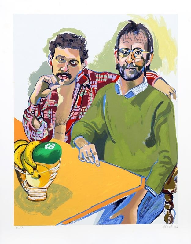 Alice Neel | Man in Harness (1980) | MutualArt