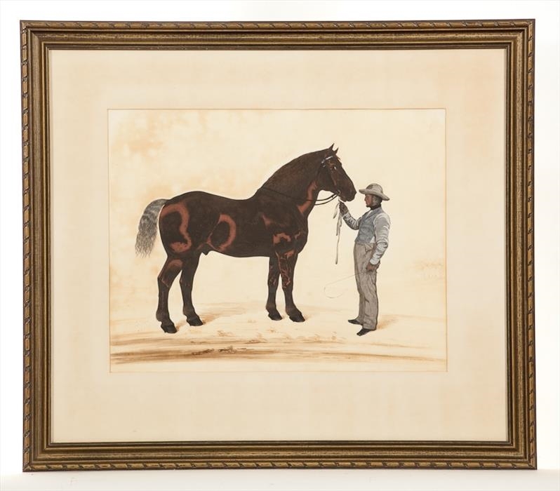 Frederick Frith | 2 WORKS: PROFILE OF A RIDER AND HIS HORSE; AND ...