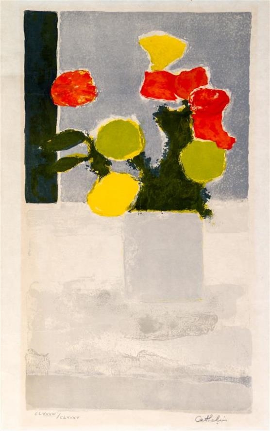 Bernard Cathelin | CATHELIN, BERNARD, Paris 1919 - 2004 Blumen in der ...