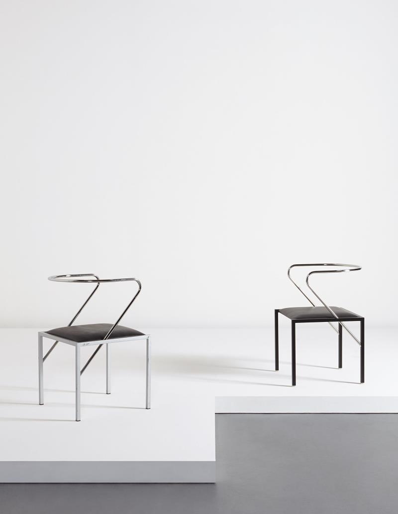 Shiro Kuramata | Bar stool, model no. R301, designed for the Lucchino ...