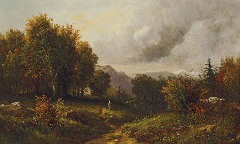 James Brade Sword | Landscape in the Poconos (1872) | MutualArt