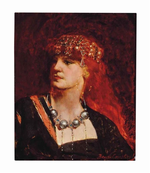 Jean Joseph Benjamin Constant | Portrait of a Beauty | MutualArt