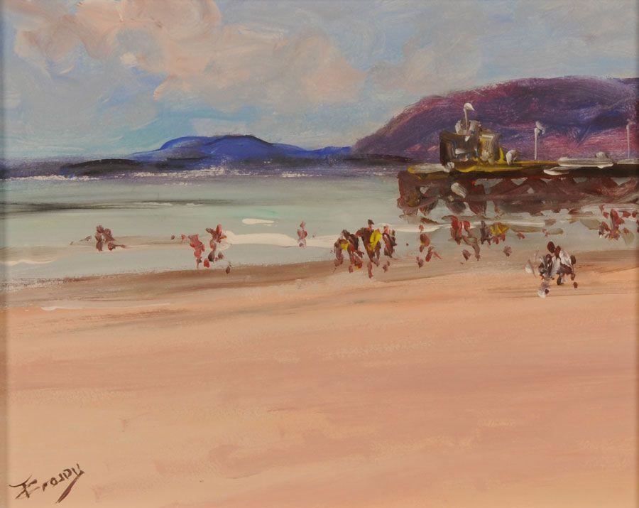 Terrence Crosby | Bathing by the Pier | MutualArt