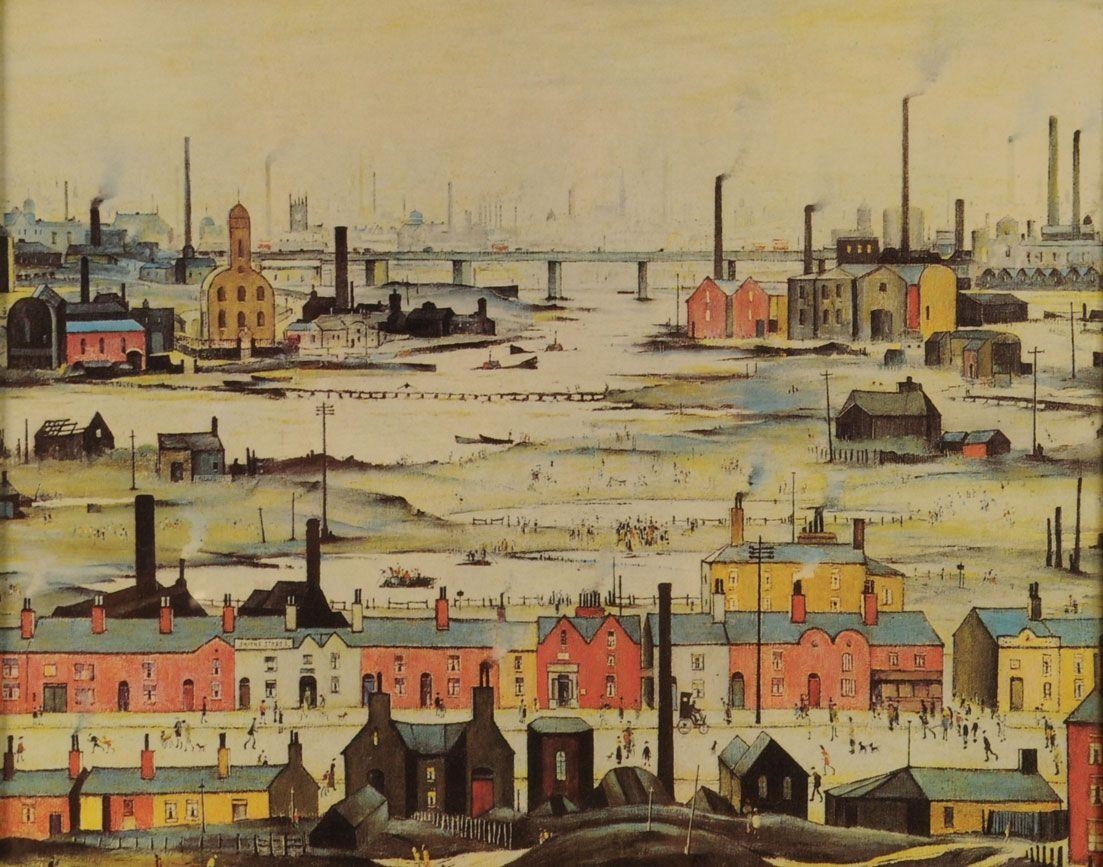 Laurence Stephen Lowry | At The Seaside | MutualArt