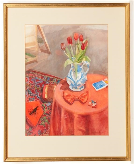 Helen Wilson | Still life with tulips | MutualArt