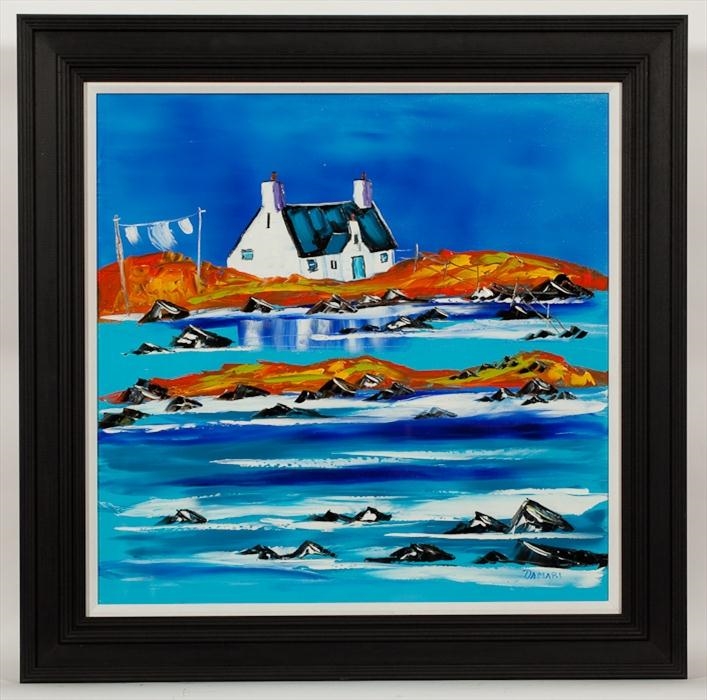 John Damari | Croft on the machair | MutualArt
