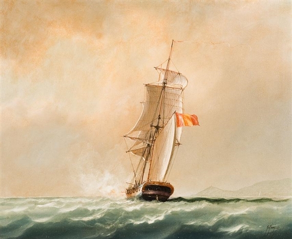 Tim Franklin Ross Thompson | Salud (spanish brig) | MutualArt