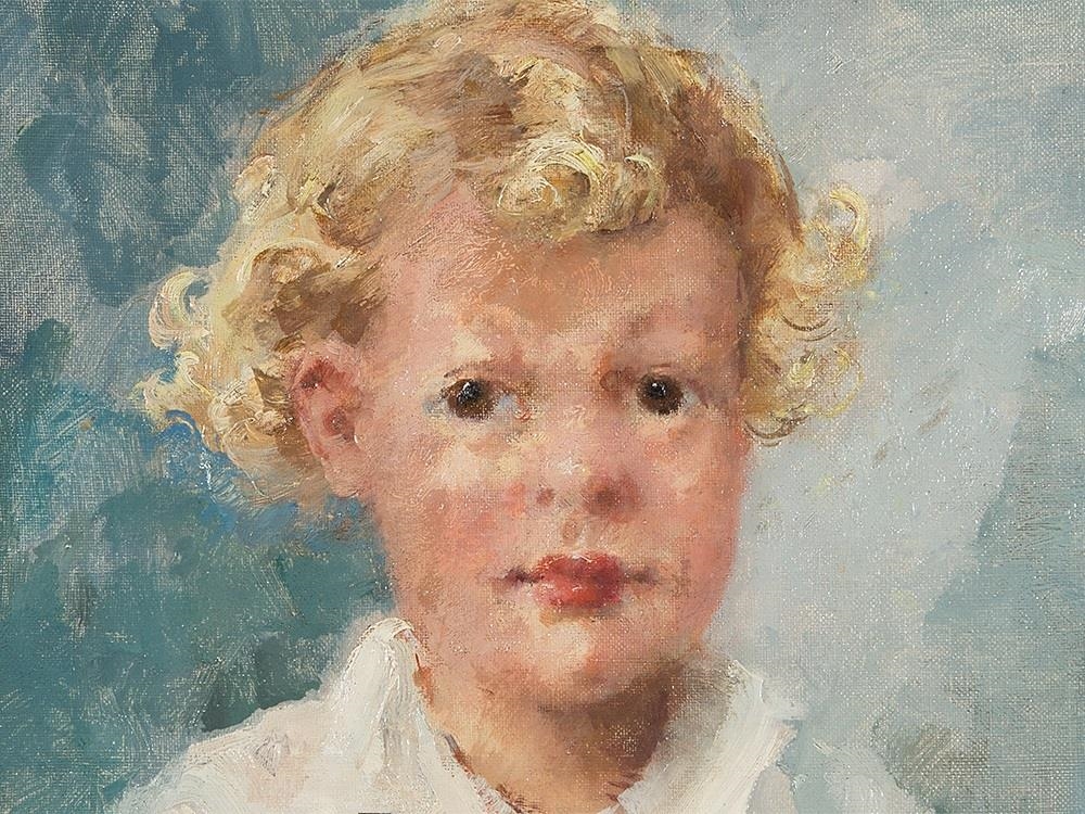 Ernst Reinhard Zimmermann | Portrait Bavarian Boy (1920) | MutualArt