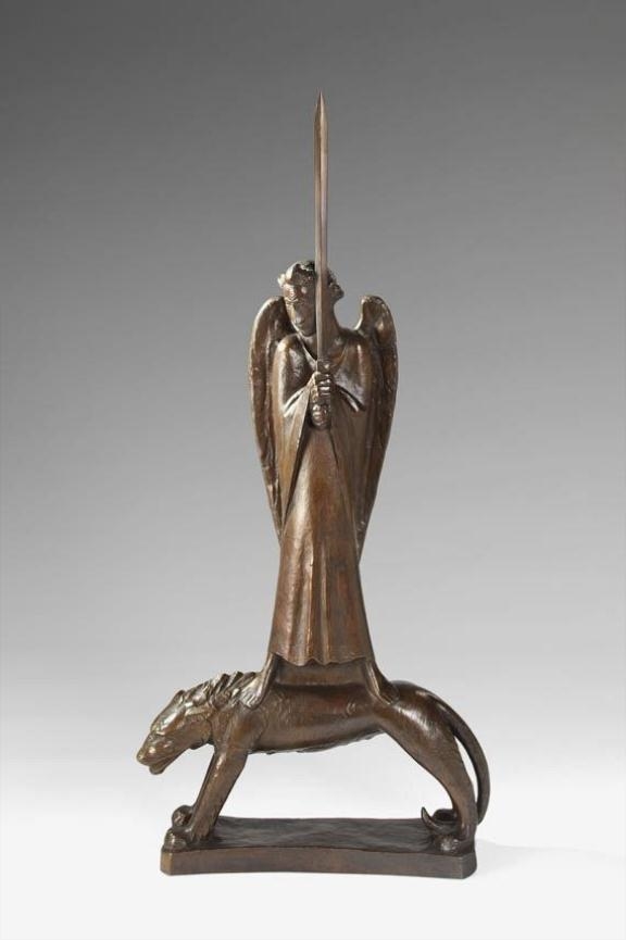 Ernst Barlach | DER SINGENDE MANN (THE SINGING MAN) (1928) | MutualArt
