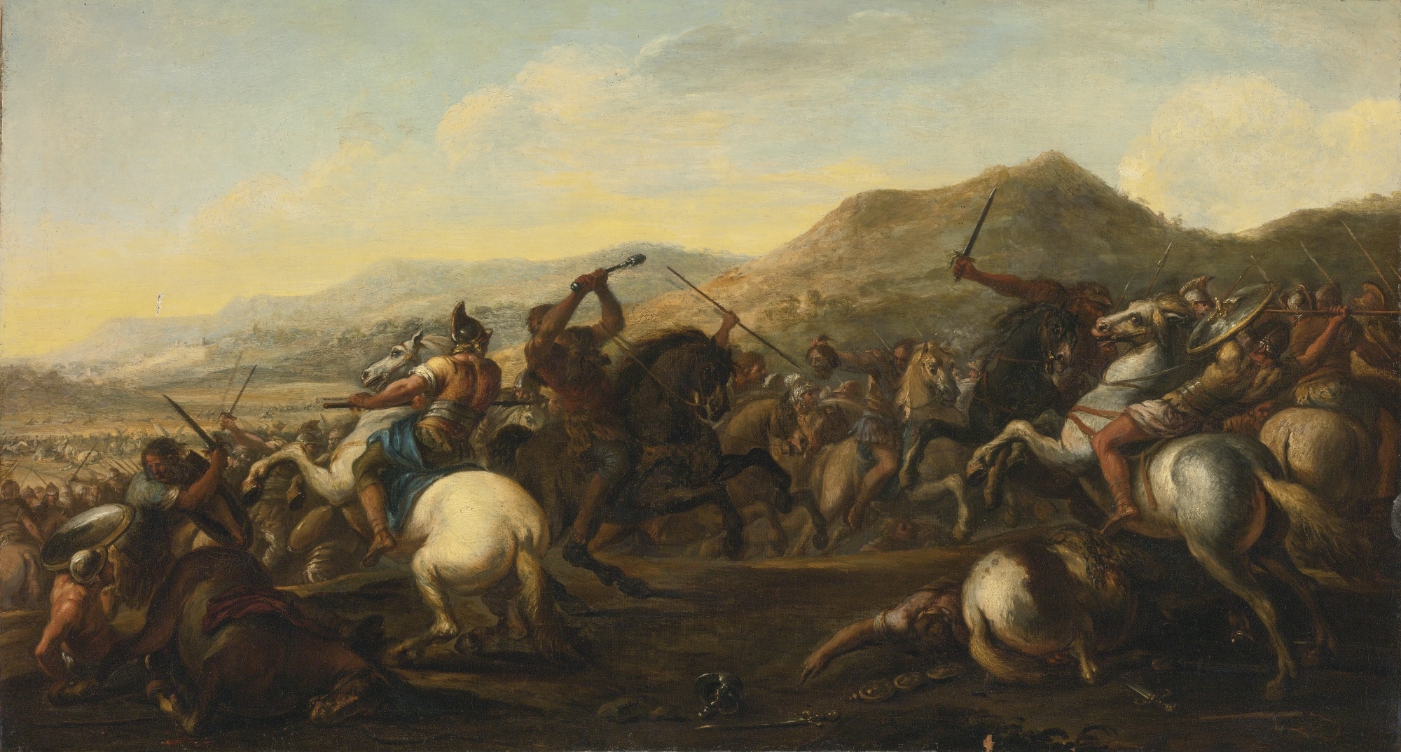 Salvator Rosa | BATTLE SCENE | MutualArt
