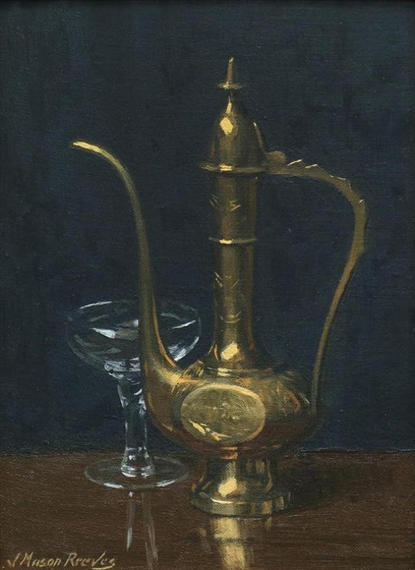 Joseph Mason Reeves Jr. | Still Life with Gold Pitcher and Martini ...